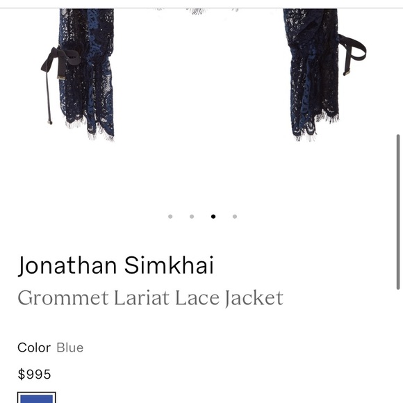 Jonathan Simkhai | Jackets & Coats | New Jonathan Simkhai Lariat Lace ...